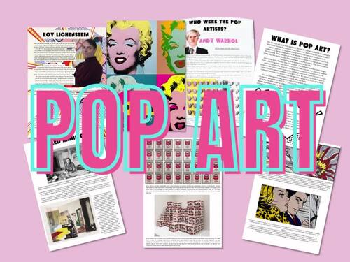 Pop Art | Art history lesson plan bundle by South Pacific Prints