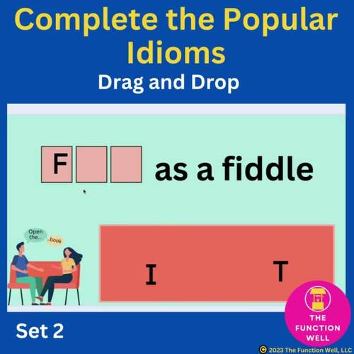 Complete The Idioms - Drag & Drop - Cognitive Therapy - Dementia, Aphasia
