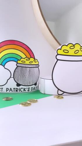 St Patricks Day Craft & Activities for Pre-k & Kindergarten Coloring ...