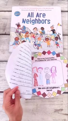 All Are Neighbors Read Aloud Book Craft: Inclusive Community SEL ELA ...