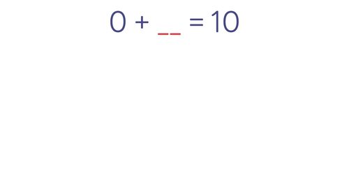 Number Bonds to 10 (Pairs and Addition Facts) - Maths Flashcard and ...