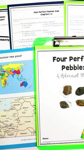 Holocaust Unit | Four Perfect Pebbles by Teaching Muse | TPT