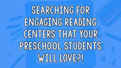 Pre-K Winter Reading Center Games & Activities- December Preschool Centers