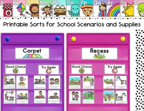 Back to School Rules BIG BUNDLE | School Rules & Supplies | Good Choices
