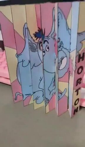 Dr Seuss Crafts Agamograph Art Horton Activities Posters 2D Reading Month