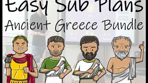 Emergency Sub Plans | Ancient Greece Bundle | 3rd Grade & 4th Grade