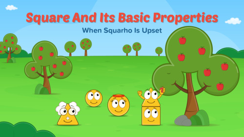 Square and its Properties : Math Story Video 3 for Kids Aged 3 to 6