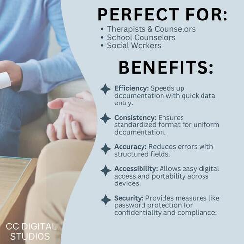 SOAP Note Therapy Template, Therapist Office Forms, Google Doc School ...