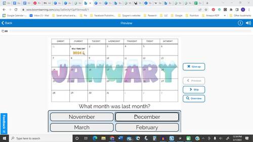 Months of the Year and Calendar Reading BOOM Learning Card Deck | TPT