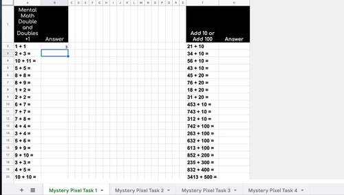 March Madness Math Challenge | Mystery Pixel Art | Second Grade Review