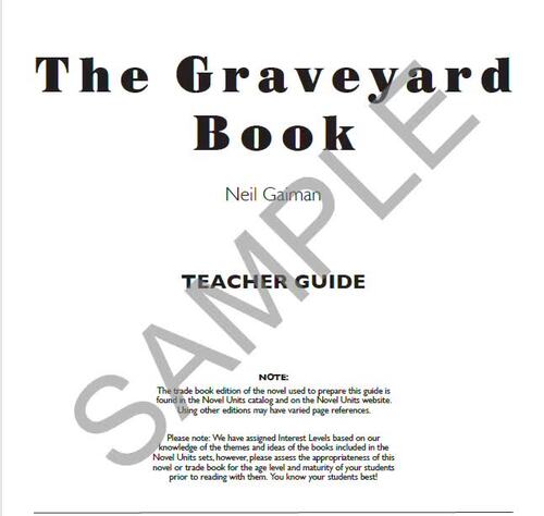 The Graveyard Book Novel Units® Teacher Guide Novel Study | TPT