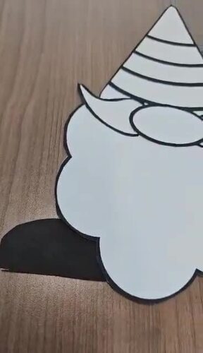 Gnome Art Craft Template Holiday Seasonal Build a Craft Art Project ...