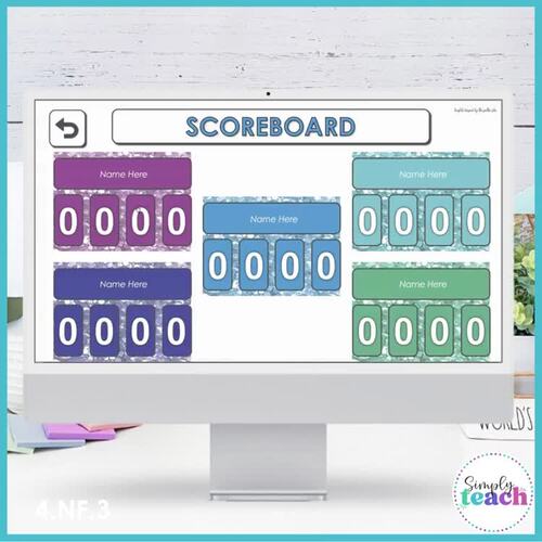 Add Subtract Fractions Mixed Numbers Like Denominators Review Game 4.NF.3