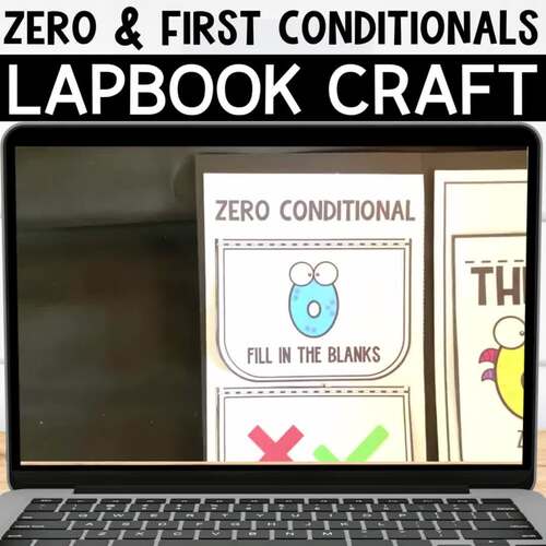 Interactive Zero & First Conditionals Lapbook Craft- ELA & ESL for ...