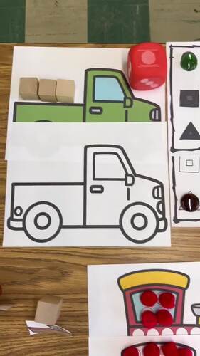 Transportation Center Packet for Older Toddlers and Preschoolers