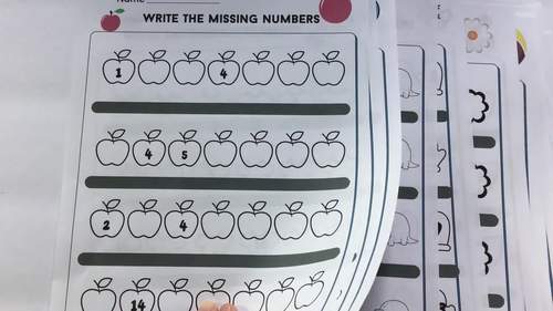 Find the missing number PRACTICE NUMBERS 0 to 20 by Sparking Creativity Now