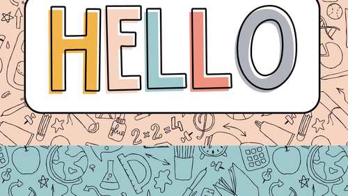 Daily Slides - PPT and Google Slides™ - Lovely Pastels by Emily Wean