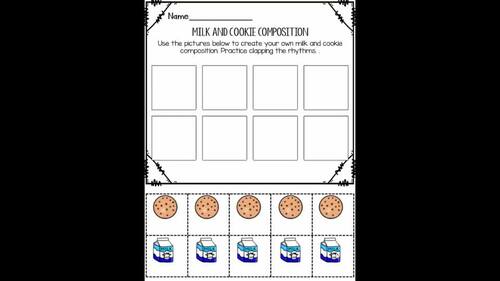 Milk and Cookies Book Based Music Lesson for ta and titi by Miss Jayna ...