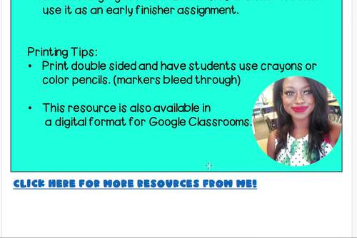 Printable Figurative Language Worksheets for Spring | Color by Number Fun!