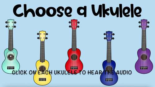 Ukulele Mania: A Chord Progression Game for PowerPoint [CM, FM, and GM]