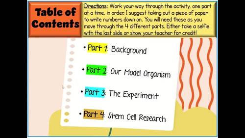 Planaria Regeneration Stem Cell Lab BOOM Interactive Activity ...