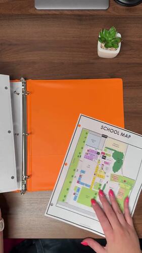 *50% OFF* Substitute Teacher Planner Emergency Sub Binder Editable ...