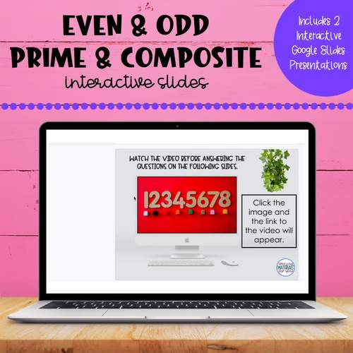 Prime and Composite Google™ Slides by Amazing Materials for You by Amy ...