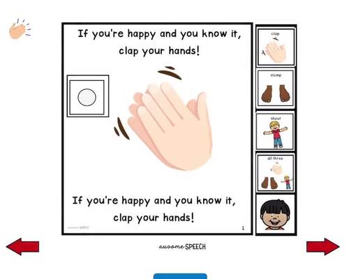 Nursery Rhyme: If You're Happy and You Know It! (Interactive Book ...