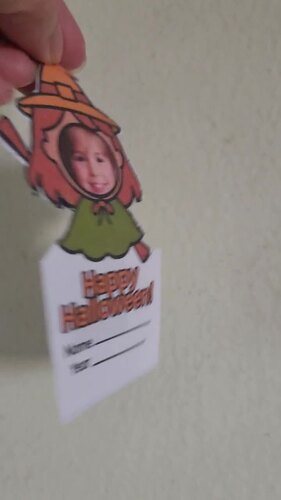 Spooky Halloween Ornament Craft Photo Frames Templates็ Cute Activity