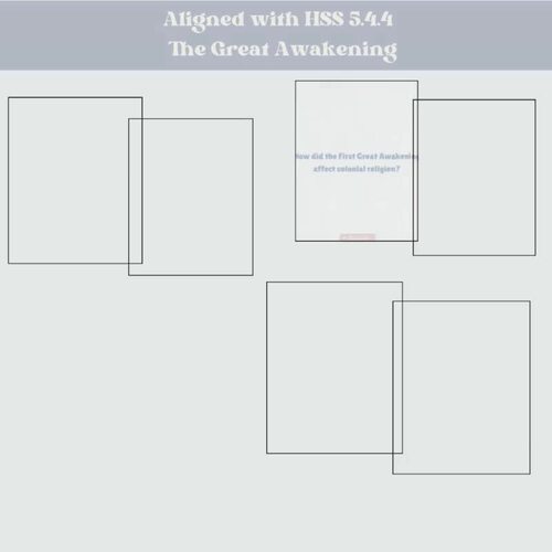 Great Awakening Revival Trivia Game, HSS 5.4.4 Religious Unity ...