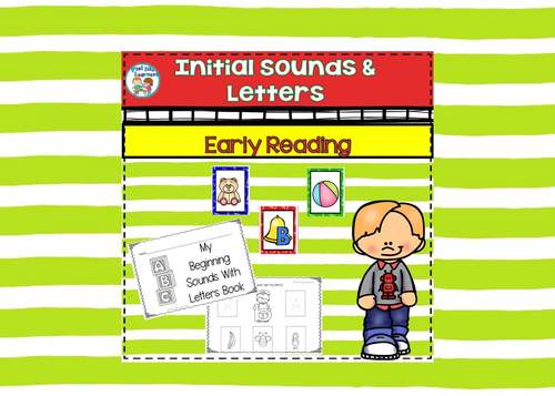 Initial Sounds and Letters | Center Activity | Booklet by Pint Size ...