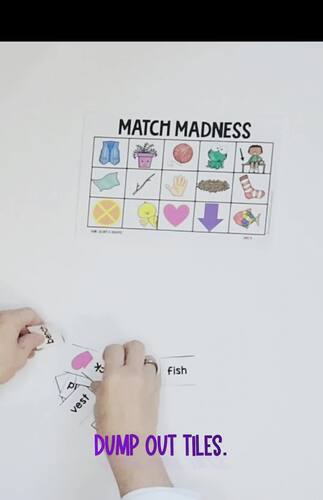 Phonics Blends/Digraph Picture Match Blending Digraph Decodables Center ...
