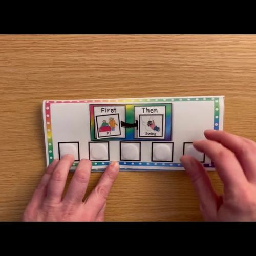 Positive Behavior Support-Token/Visual Schedule Board w/Rewards Pics ...