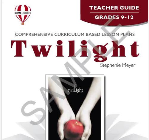 Twilight Novel Units® Teacher Guide Novel Study | TPT