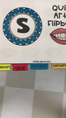 Quick Artic Flipbook: /S/ & /Z/ by Petite Speech Geek | TpT