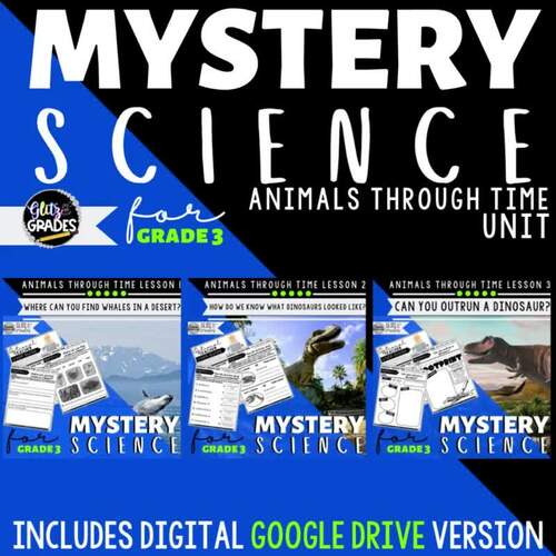 Mystery Science 3rd Grade SUPPLEMENTAL BUNDLE Animals Through Time Fossils