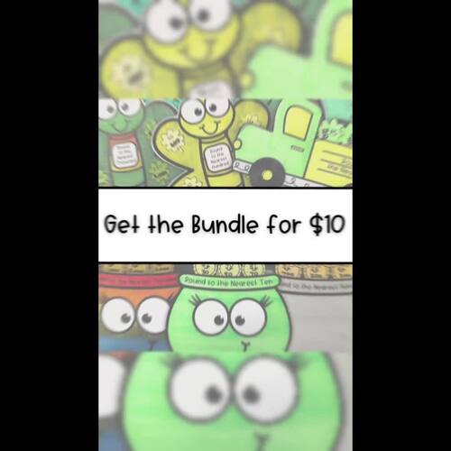 Clover Truck Math Craft | St. Patrick's Day Rounding Using Place Value