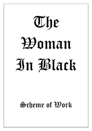 English Literature The Woman In Black Worksheets by Worksheet Whisperer