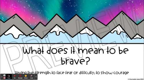 Be Brave Little Penguin Classroom Lesson on Positive Thinking by ...