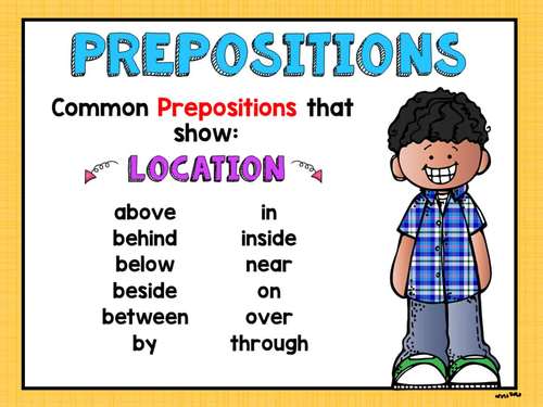 Prepositions Worksheets, Posters, & PowerPoint | Print & Google Slides