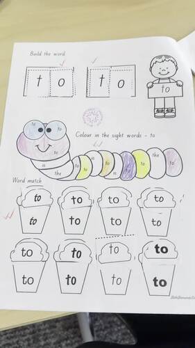 Tricky Words / Sight Words - Practice Booklets 1-6 - NSW Font | TPT
