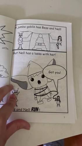 DECODABLE READER - /Beginning R blends/ The Frog in the Grass!- SOR, OG