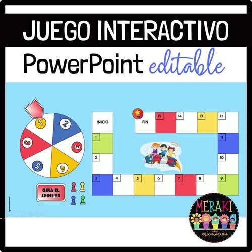 JUEGO INTERACTIVO. Actividad editable en Power Point. (Distance learning)