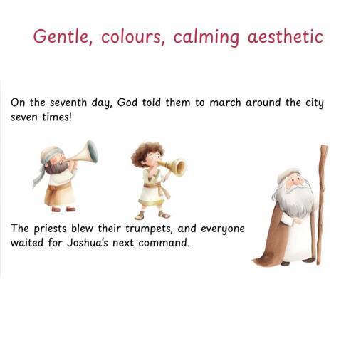 The Story of the Walls of Jericho- Child-friendly Bible Lesson (K-2)