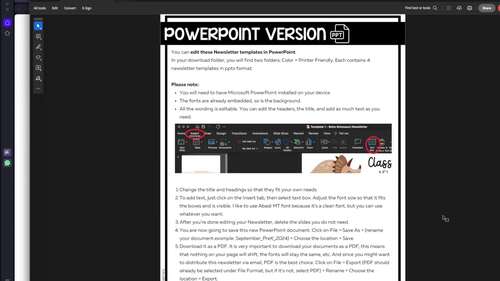 Editable Newsletter Templates Jungle Safari Themed Weekly & Monthly