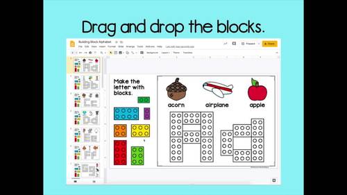 Digital Building Block Alphabet for Digital by Blonde Bilingual | TPT