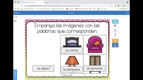 Spanish House and Chores Boom Cards by SenoraQ | TPT