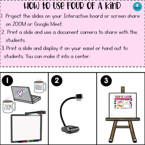 Four of a Kind Game for Making Connections - February Edition - Digital ...