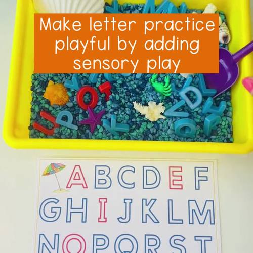 Letter Recognition Activities Beach Theme | TPT