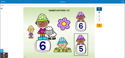 Spring Garden Number Recognition 1 to 20 Preschool Boom Cards - Gnomes